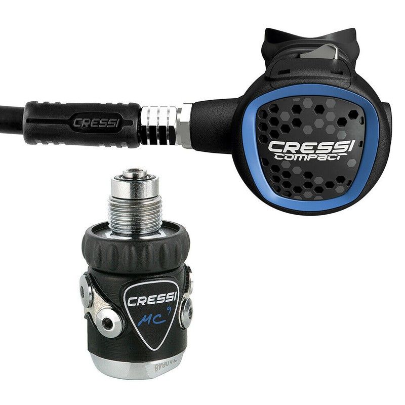 Cressi XS Compact Blue Regulator - MC9 Din 300 DHX 783021 ...
